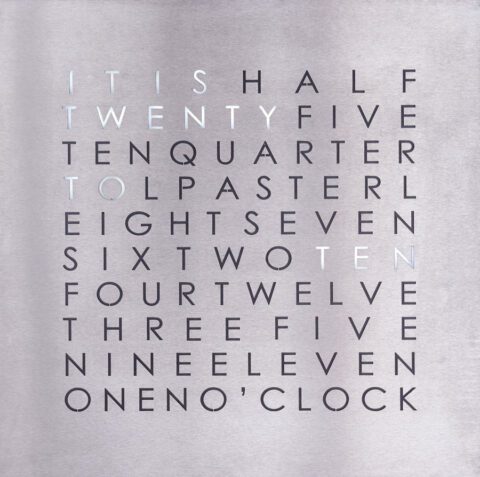 Word Clock byTimeBrandits - A Unique Clock with a difference.